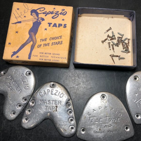 Capezio | Other | Vintage Capezio Taps In Box Master Tap Toe Tele Tone ...